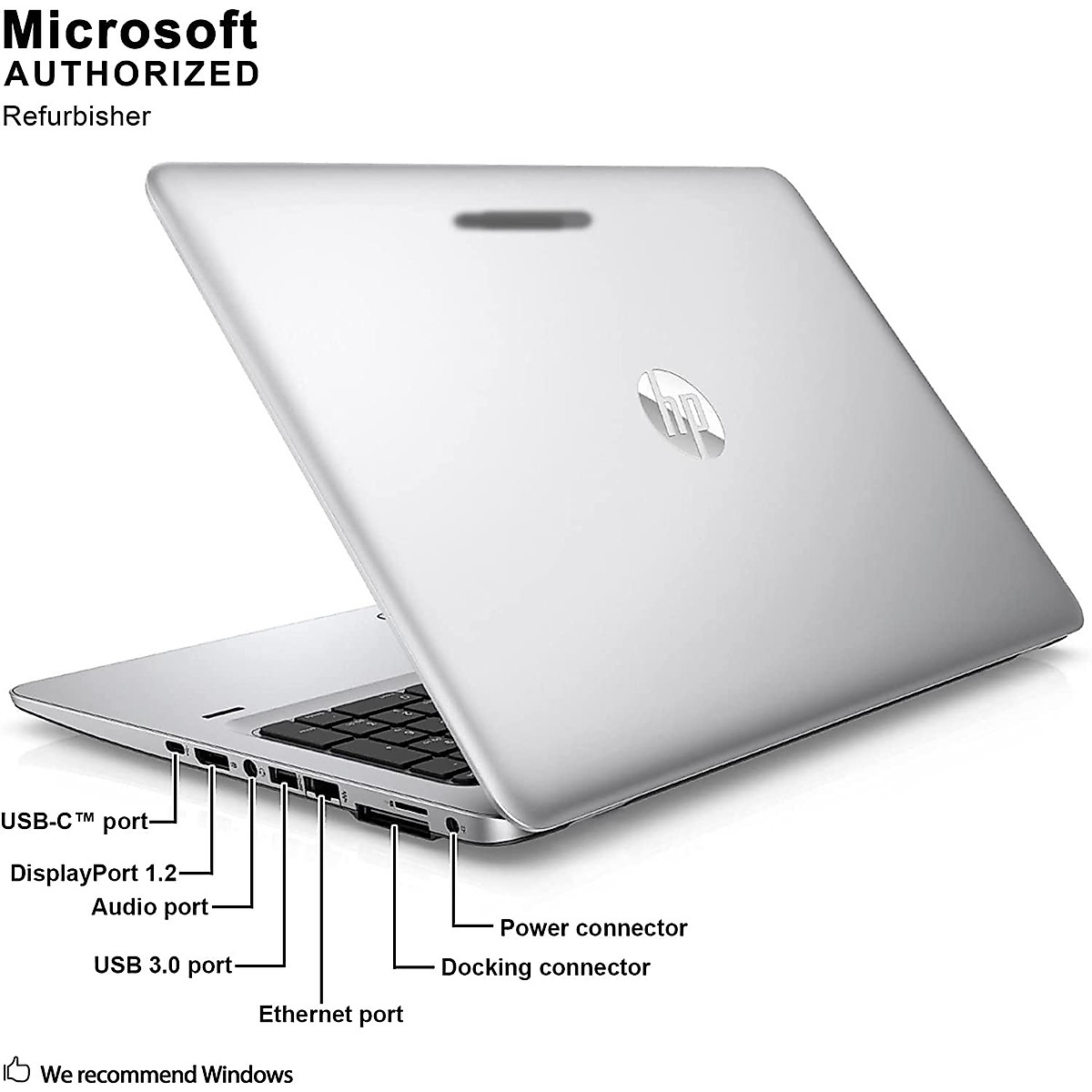 HP Elitebook 850 G3 15.6 HD, Core i5-6300U 2.4GHz, 16GB RAM, 512GB Solid State Drive, Windows 10 Pro 64Bit (Renewed)