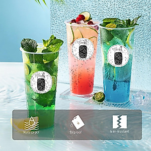 PARLAIM 2 Inch Circle Thermal Sticker Labels,700PCS Round Direct Thermal Printer Labels for Business Bottle DIY Design, QR Code, Name Tag, Inventory (White)