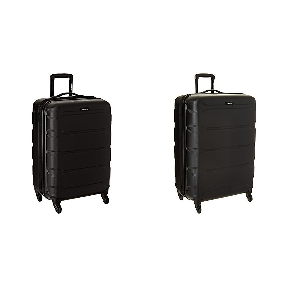 Samsonite Omni PC Hardside Spinner Set (24"/28"), Black