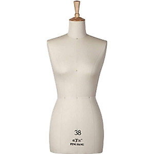 Female Mannequin Body, Sewing Mannequin Torso Female Mannequins Adjustable Sewing Mannequin with Wheels, Adult Female Dress Form Manikin Body for Pinning, Home/Studios Half Women Torso Tailor Model (