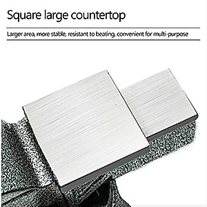 LEISHENT Bench Vise Heavy-Duty Utility Combination Pipe and Bench Vise,Ball Milled cast Iron Material,6inch