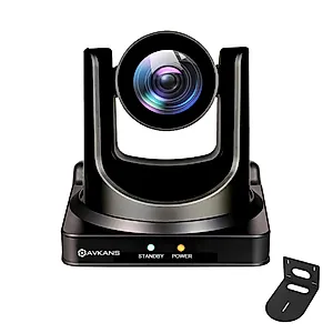 AVKANS NDI PTZ Camera - 30X Auto Tracking Live Streaming NDI Camera with SDI/HDMI/IP Outputs for Church Worship School Sport Hospital Wedding Live Streaming (Newtek Official NDI Camera)