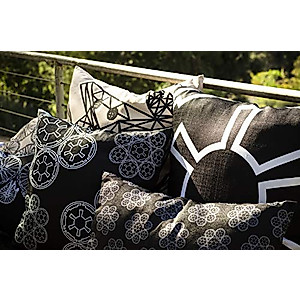 Seven20 SW10689 Star Wars Empire Square Pillow, 1 Count (Pack of 1), Black