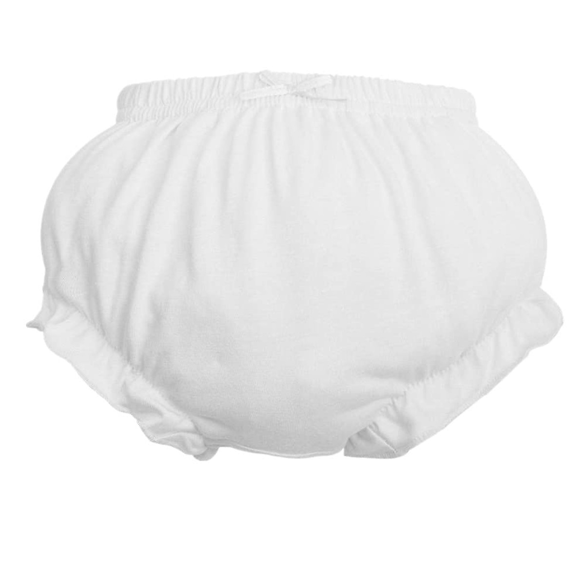 Newborn Toddler Baby Girls Underwear 4 Pack, Soft Briefs-Adorable Bloomers Panties Shorts for Baby Girls Washable Reusable Diaper Cover