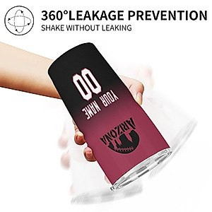 Custom Car Tumbler,Tumblers Stainless Steel 20.8oz,Personalized Football Cup,Sports Travel Coffee Mug,Customized Presents Gifts for Mother's Day Friends Fan Players Coach Lovers,Custom Number and Name