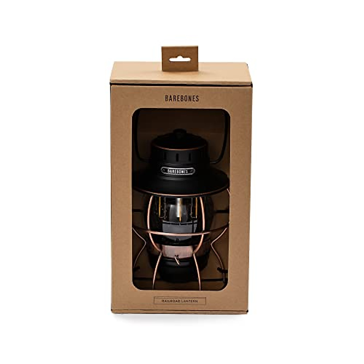 Barebones Railroad Lantern, Antique Bronze