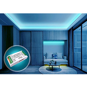 GIDERWEL Mini 4 Channel DMX Decoder,RGBW DMX Decoder,16A RGB RGBW LED Strip Controller DMX 512 Decoder for LED Strip Module Dimmer Driver LED Decoder Controller DC9-24V
