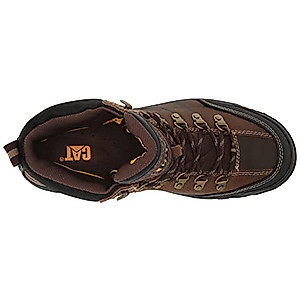 Cat Footwear Men's Threshold Waterproof Soft Toe Work Boot, Real Brown, 8.5