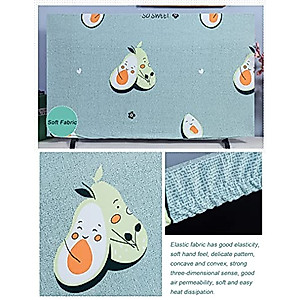 YIJIAFEIFEI LCD TV Dust Cover with Elastic Edge, Breathable TV Cover Dust Proof for Flatscreen, Soft Polyester Fiber Cover for Tv(Size:40 inches)