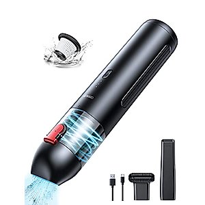 CAFELE Car Vacuum Cordless Rechargeable, 【Instant Car Interior Clean】Portable 7500mAh Wireless Handheld Car Vacuum Cleaner, Mini Battery Operated Car Vacuum for Pet Hair, Food Crumbs, Detail Cleaning