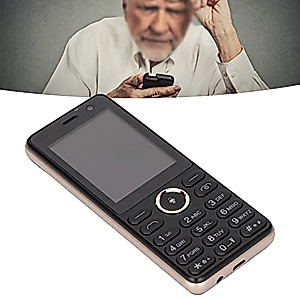 Unlocked Cell Phone for Seniors, 2.4inch 3G Loud Volume Large Button Cellphone, Dual SIM, 2000mah Large Capacity Battery, Support WiFi, Flashlight, Front and Rear Camera