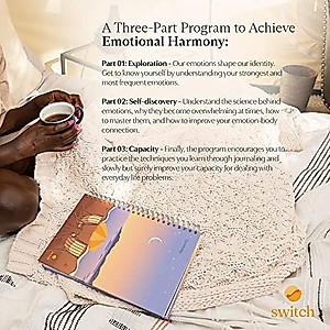 Switch Research Emotions Journal - Self Care Journal - Psychologist-Backed Manifestation Journal - Therapist Recommended Affirmation Journal - Beautiful Self Care Journal for Women