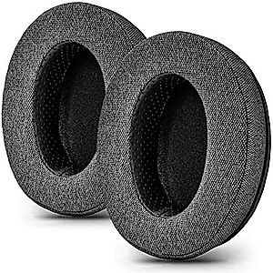 Earpads Compatible with HS50 HS60 HS70, G PRO X, Cloud 2, Cloud Pro, Cloud Alpha, Cloud Stinger, Cloud Flight Headphones I Gray Linen