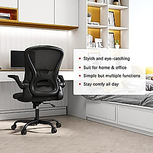 Sytas Home Office Chair Ergonomic, Mesh Desk Chair Lumbar Support, Ergonomic Computer Chair Adjustable Armrest