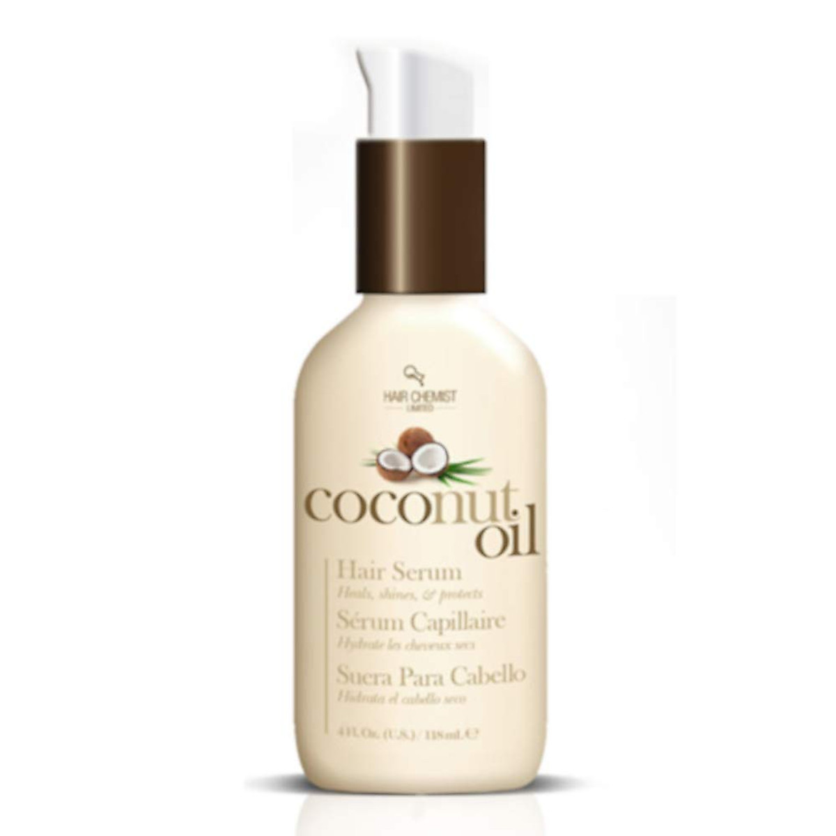 Coconut Oil Hair Care 4 Piece Set - Revitalize and Nourish Dry or Damaged Hair