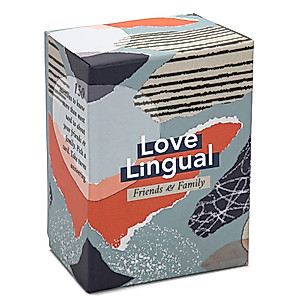 FLUYTCO Love Lingual: Friends & Family - Better Language for Better Love - 150 Conversation Starter Questions and Icebreakers - Relationship and Team Building Card Game