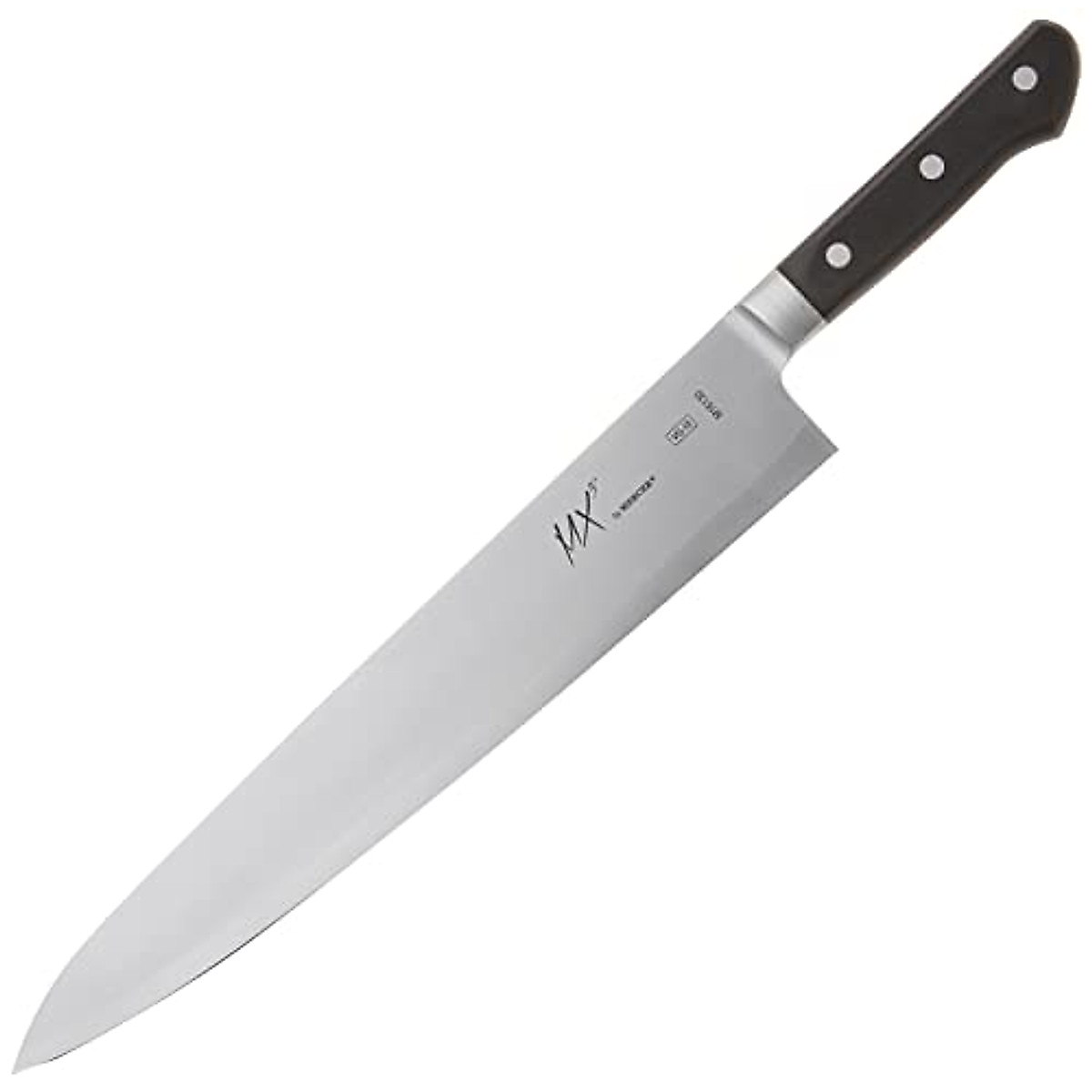 Mercer Culinary MX3 Premium San Mai VG-10 Steel Core Blade Gyuto Chef Knife, 300mm 11 4/5 Inch
