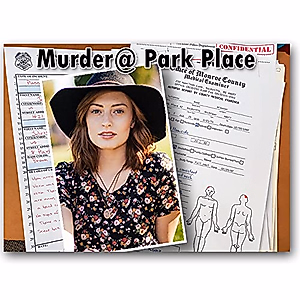 Detective Murder Unsolved Murder Mystery Game - Murder @ Park Place - Unsolved Murder Mystery Cold Case Files Game