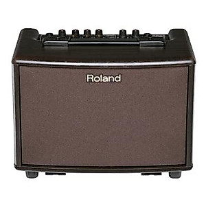 Roland AC-33 Acoustic Chorus Battery-Powered 30-Watt Guitar Amplifier, Rosewood, (AC-33RW)