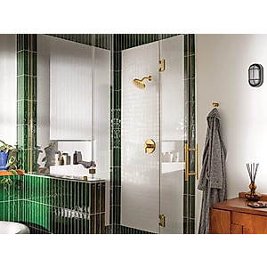 Moen Align Brushed Gold Modern Single Robe Hook, YB0403BG