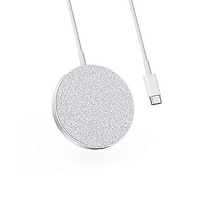 Anker Magnetic Wireless Charging Pad with Sleek Design, PowerWave Select+ Magnetic Pad, 5 ft Built-in Charging Cable, 7.5W Only Compatible with iPhone 12 (No AC Adapter)