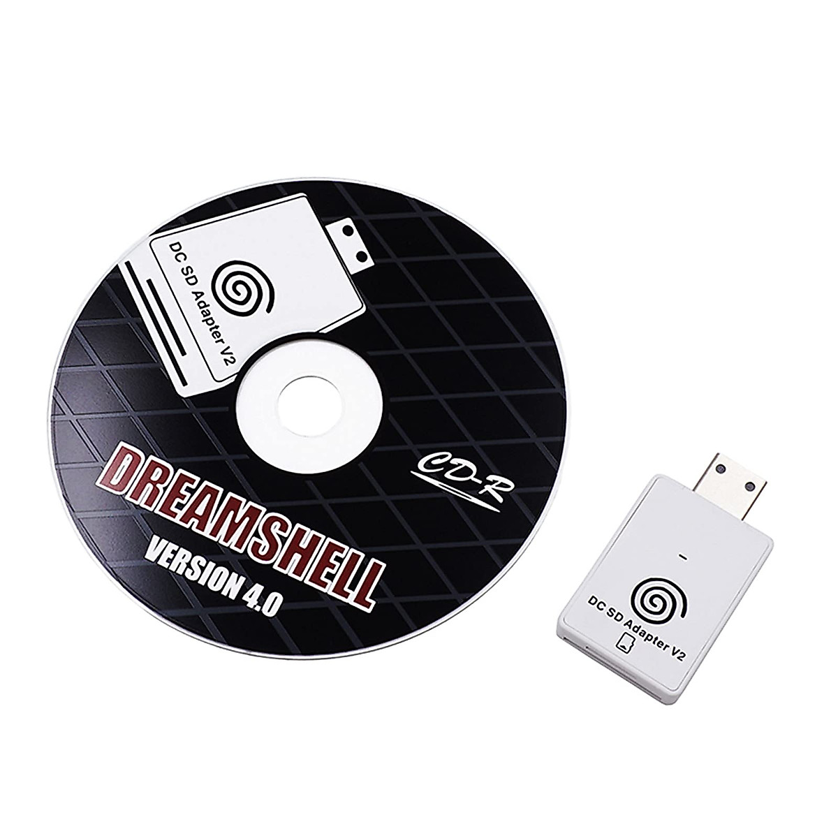 XHSESA Practical SD Card Reader Adapter with CD for Sega Dreamcast Dreamshell V4.0 Game Machine Accessories
