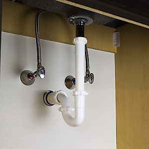 Plumb Pak 200WK P Trap, 1-1/4-Inch by 1-1/4-Inch, White (Pack of 2)