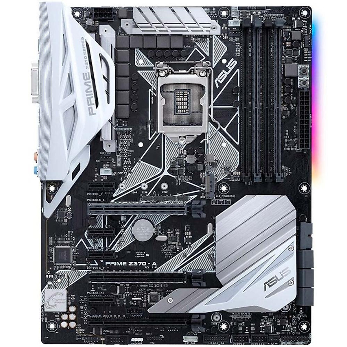 ASUS PRIME Z370-A LGA1151 DDR4 DP HDMI DVI M.2 USB 3.1 Z370 ATX Motherboard with USB 3.1 for 8th Generation Intel Core Processors