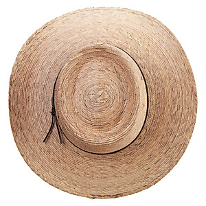 Men's Palm Braid Gambler Hat - Dk Natural L