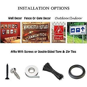 Wall Watch Out for - Tin Sign - Emergency Exit Only English Spanish Dual Language Tin Metal Signs Road Street Sign Outdoor Decor Caution Signs. 12 X 16 Inch