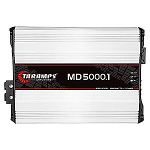 Taramps MD 5000.1 1 Channel 5000 Watts Rms Car Audio Amplifier 2 Ohm