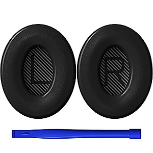 Suoman Replacement Earpads Cushions for Bose QuietComfort 35 (QC35) & Quiet Comfort 35 II, [Noise Isolation Memory Foam] [More Soft Comfortable] Replacement Earpads for for Bose QuietComfort 35 (QC35)