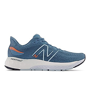 New Balance Men's Fresh Foam X 880 V12 Running Shoe, Spring Tide/Vibrant Orange/Morning Fog, 9.5
