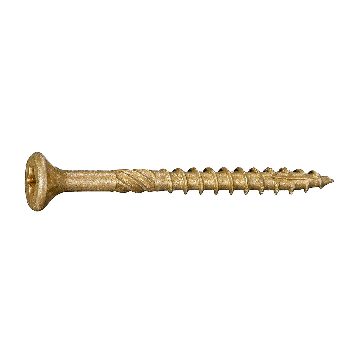 #9 x 2" Saberdrive Tan XL1500 Coated Exterior Star Drive Multi-Purpose Deck Screws 1 LB, Approx. 124 pieces