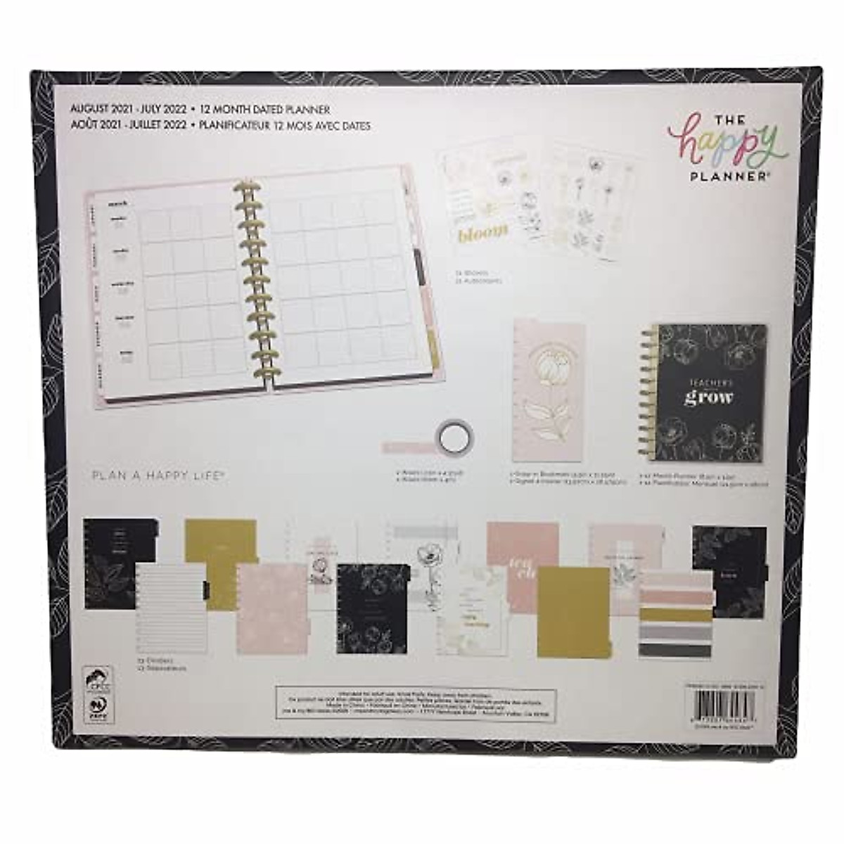 Me & My Big Ideas HP Planner KIT, Grow Big 08/01/2021 to 07/31/2022