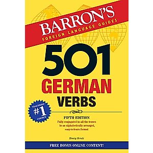 501 German Verbs (Barron's 501 Verbs)
