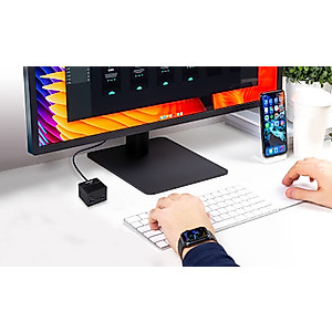Fusion5 FMP4 Mini PC Windows 11 Pro - Intel Quad Core Mini Computer, 128GB Storage and 8GB RAM - Mini Desktop Computer with Dual Band WiFi, HDMI, USB 3.0, Micro SD Card Slot - Small & Portable