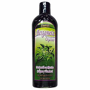 Bergamota Organico Shampoo 15.21 Fl Oz Enriquecido con Keratina, Colageno y Vitamina E