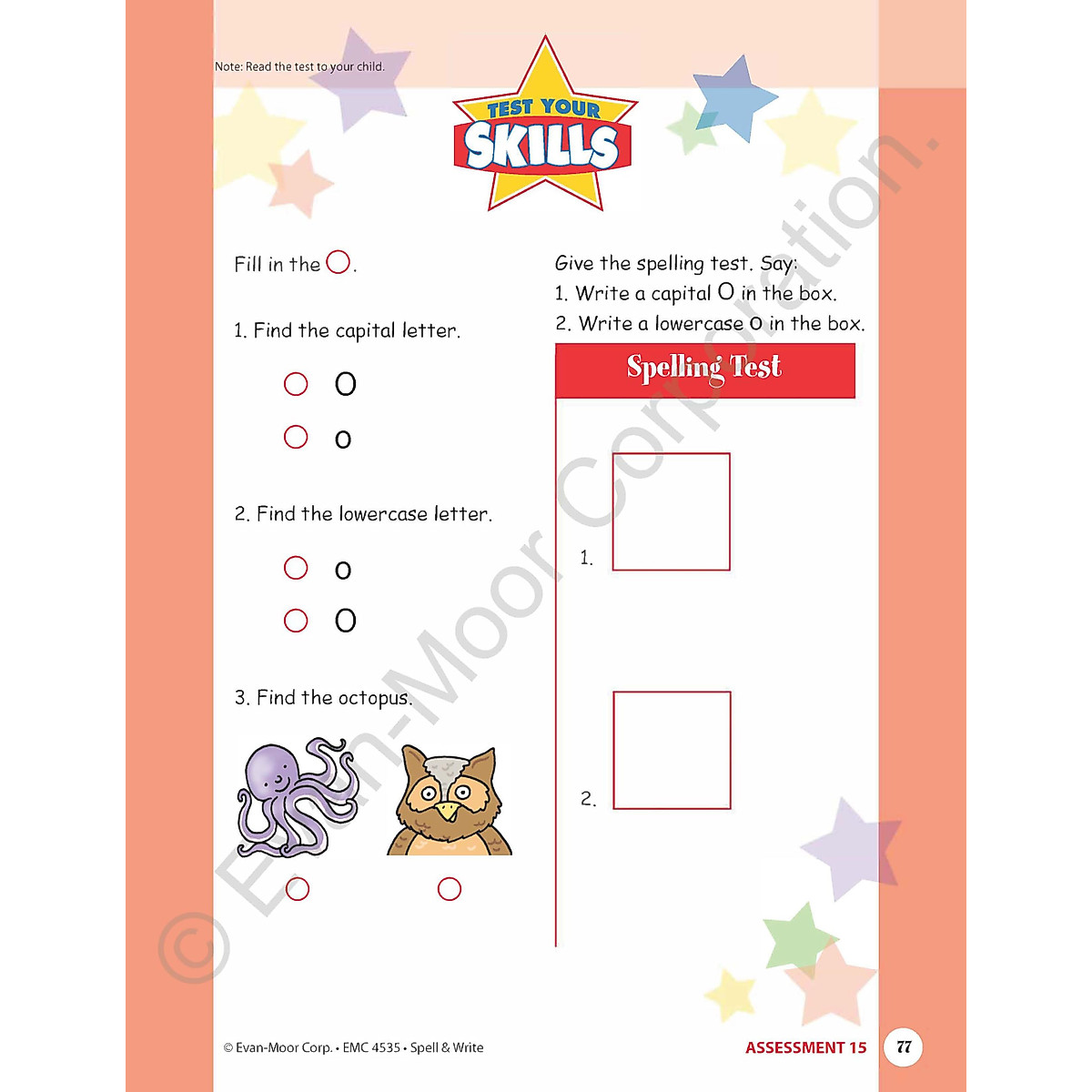 Skill Sharpeners Spell & Write, Pre-K