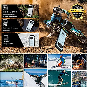 DOOGEE S100 Rugged Smartphone(2023), 20GB+256GB Dual 4G Gaming Rugged Phones Unlocked, 120Hz 6.58" Rugged Cell Phone, 66W Fast Charge, Dual Speakers, Android 12, 108MP Camera, Night Vision, NFC, OTG