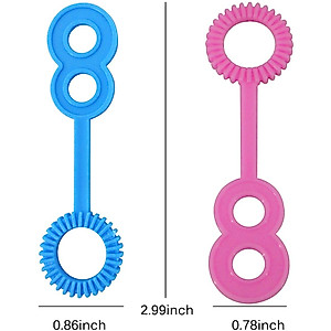 B bangcool Big Bubble Wands Set: Large Bubble Maker, Giant Bubble Wand Bubbles Maker with Tray Bubble Sticks for Kids