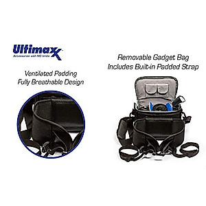 Ultimaxx Extra Large Camera DSLR/SLR Backpack for Nikon, Canon, Sony, Panasonic, Pentax, Olympus, and Fuji Cameras—an Outdoor Hiking/Travelling Backpack with 15.6 Laptop Compartment