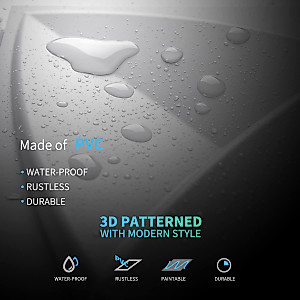 Art3d Decorative Textured PVC 3D Wall Panels for Interior Wall Decor in Living Room, Bedroom in White, Pack of 33 Tiles, 32Sq.Ft