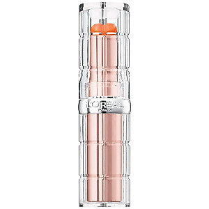 L’Oréal Paris Makeup Colour Riche Plump and Shine Lipstick, for Glossy, Radiant, Visibly Fuller Lips with an All-Day Moisturized Feel, Nectarine Plump, 0.1 oz.