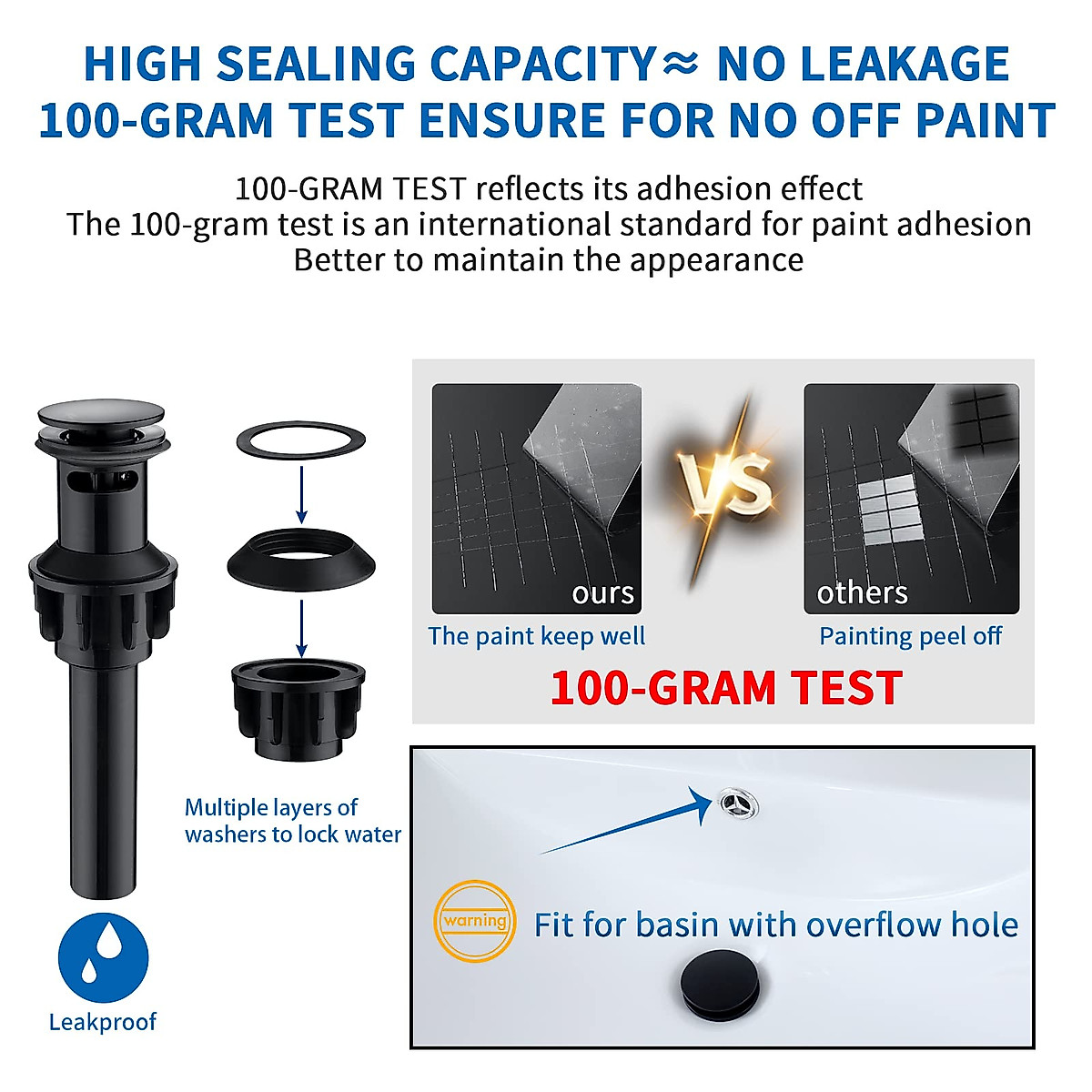 Matte Black Bathroom Faucet Two Handle,4 Inch 2 Handle Centerset Bathroom Sink Faucet with Pop-up Drain and UPC Certified Supply Lines, 360 Swivel Spout 2-3 Hole RV Vanity Sink Faucet, Lead-Free