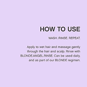 KEVIN.MURPHY BLONDE.ANGEL.WASH - Blonde Shampoo - Purple Shampoo for Blonde & Grey Hair - Colour Enhancement Hair Care - Colour Safe - Paraben & Sulphate Free - 250 mL / 8.4 fl oz