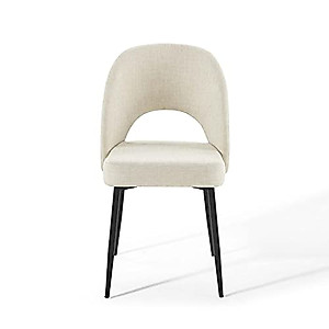 Modway Rouse Dining Chair, Black Beige