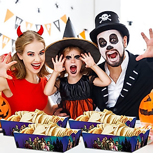 30 Pack Zombies 3 Party Supplies, Disney Zombies Paper Food Tray Zombies Party Favors Paper Food Serving Tray Zombies Paper Trays