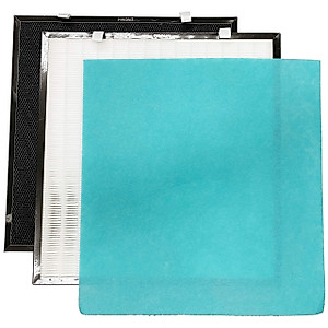 Nispira RFM80 Oran True HEPA/Activated Carbon/Preliminary Filter Set Compatible with Max RFM80 Air Purifier OVHM80. 1 Set