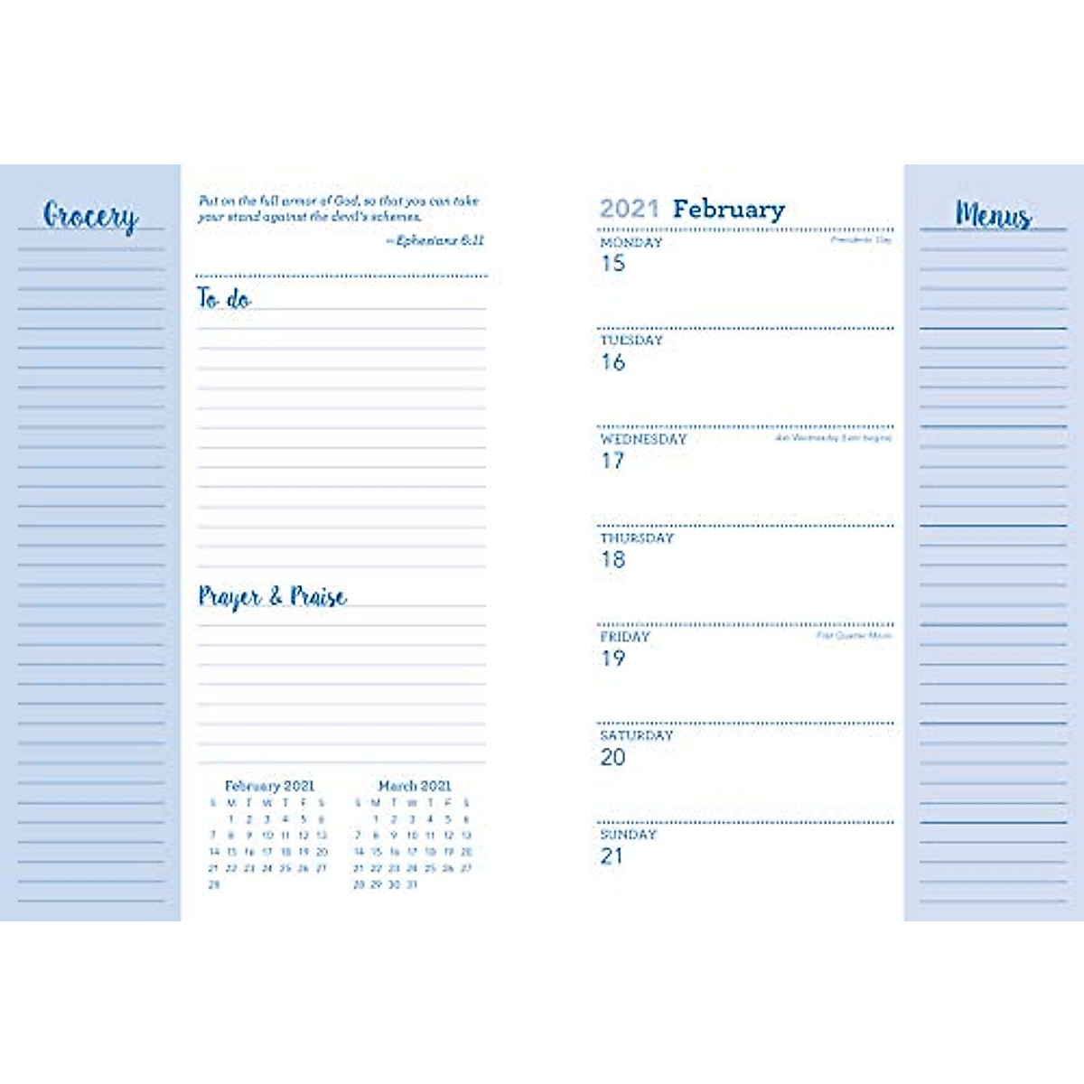 2021 Amy Knapp's Christian Family Organizer: 17-Month Weekly Faith & Inspiration Planner for Mom (Includes Stickers, Thru December 2021)